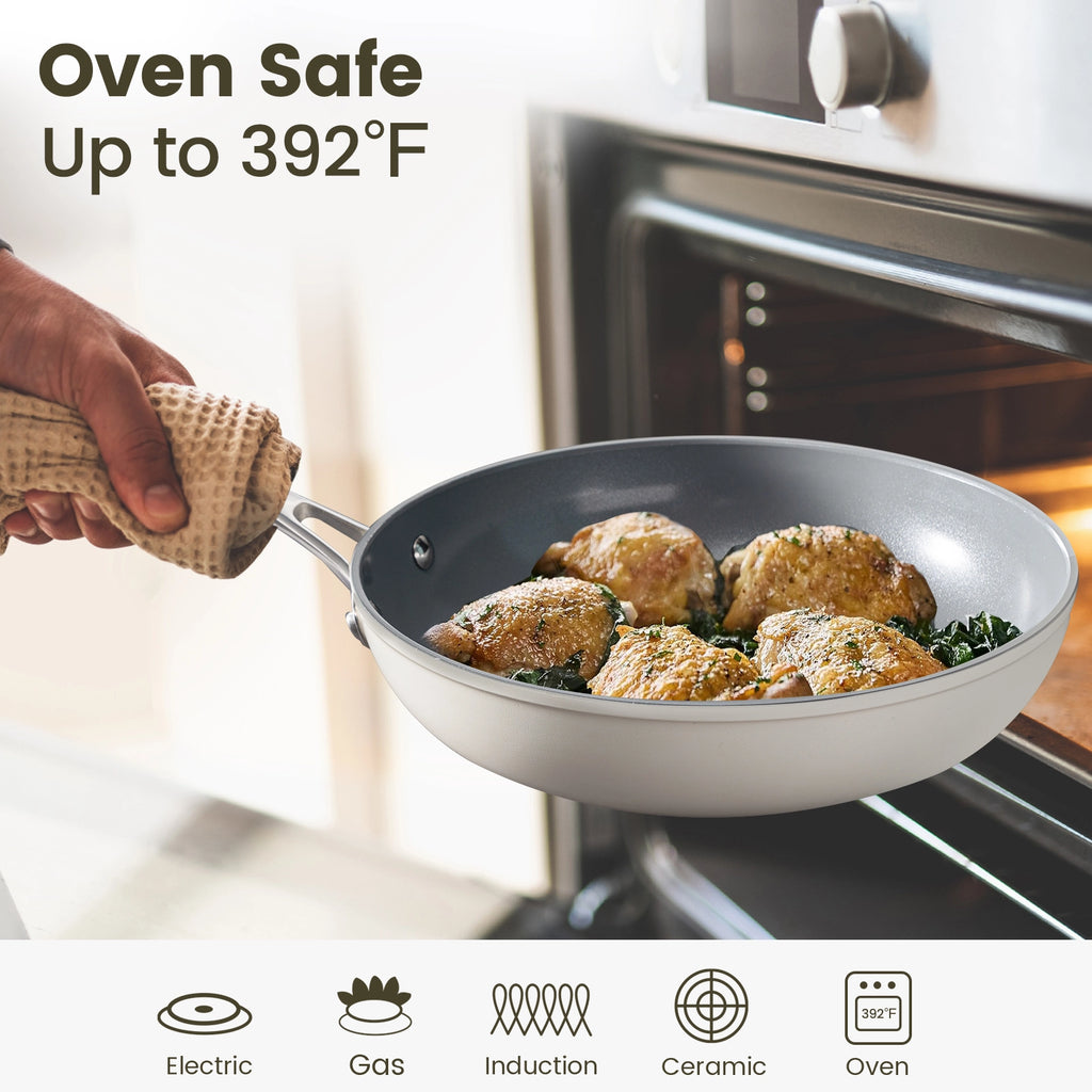 Ceramic Nonstick Cookware & Best Pots and Pans Non-Toxic
